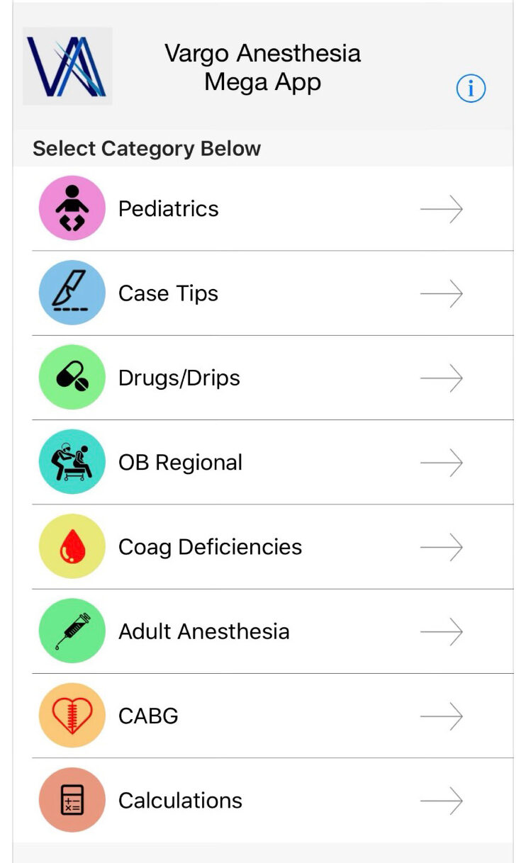 Vargo Anesthesia – World Leader in Anesthesia Apps